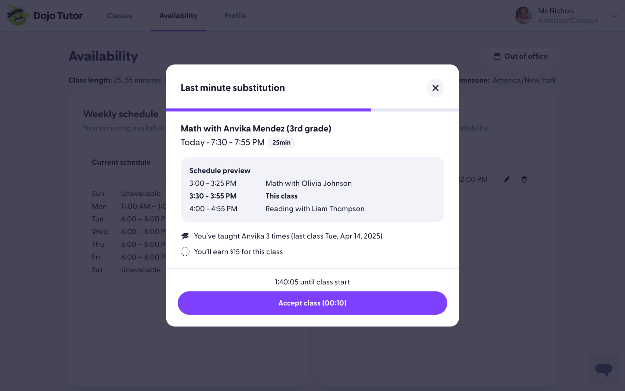 ⚡ How Dojo Tutor’s Short-Notice Sub Opportunities Work – Dojo Tutor